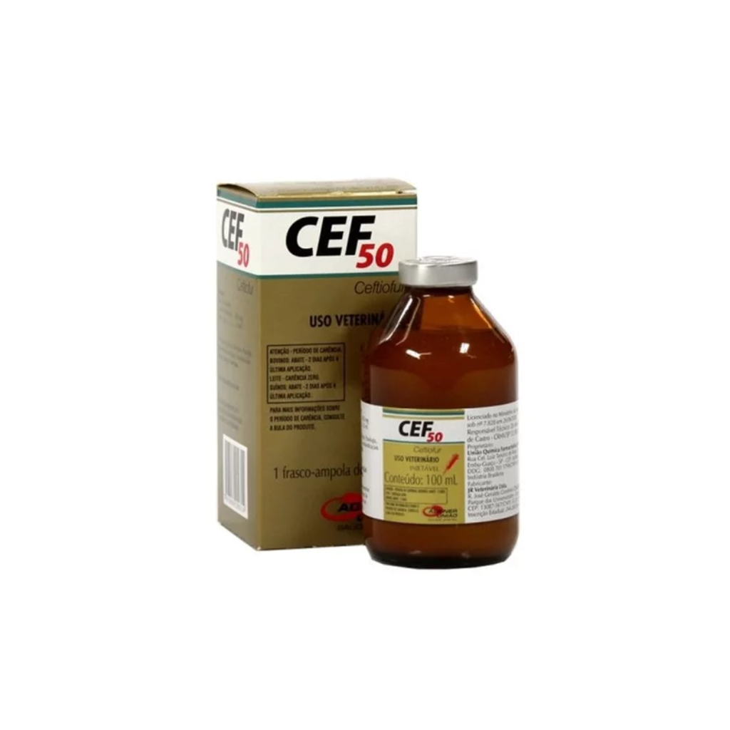 CEF 50 Ceftiofur- Antimicrobiano - 100ML - Walteragro